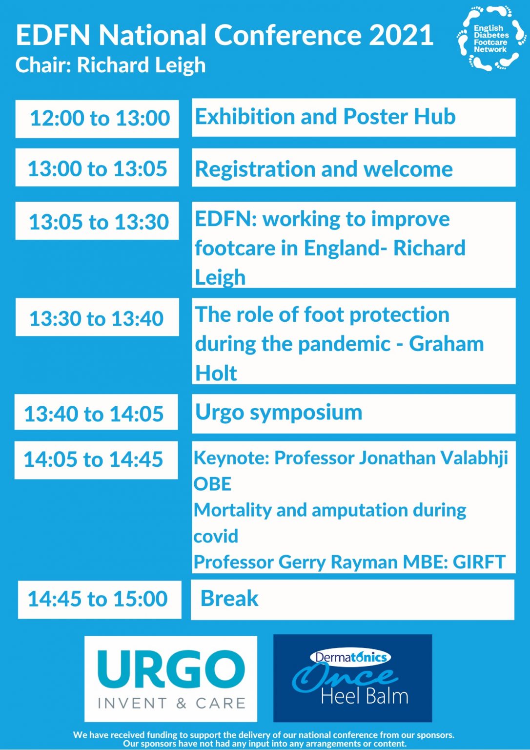 Special guest Chair booked for the first EDFN conference – EDFN